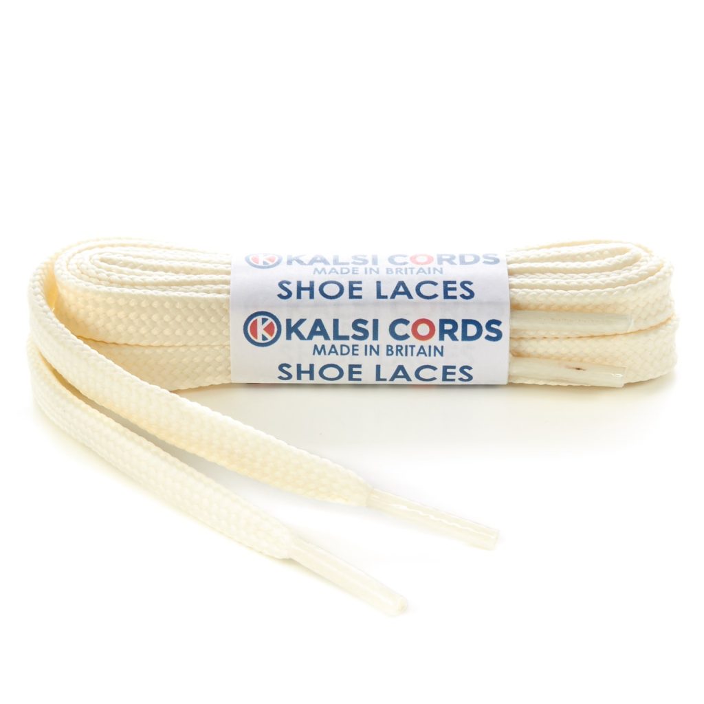 8mm Flat Shoe Laces Available in 35 Colours Made by Kalsi Cords