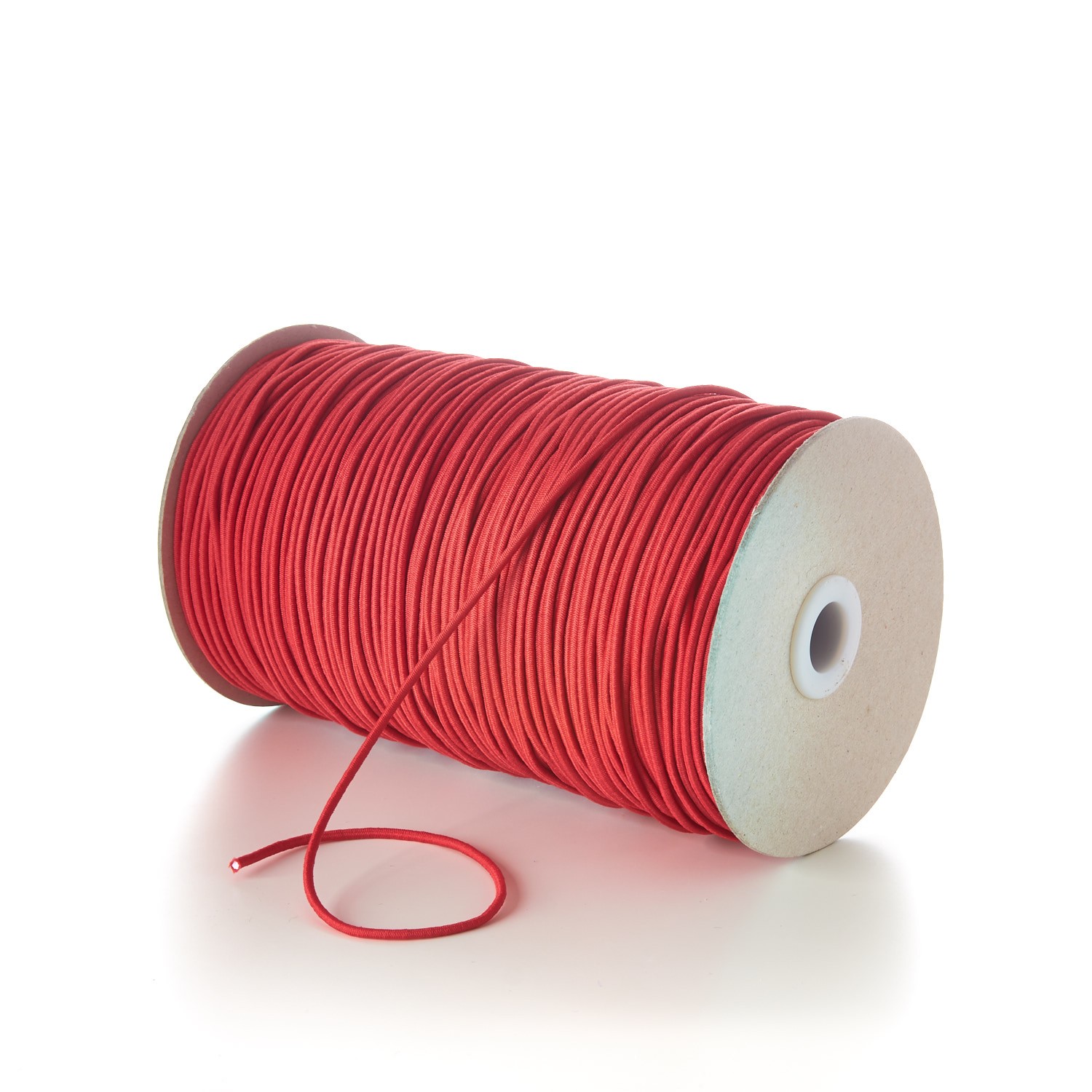 2mm Red Thin Fine Round Elastic Cord - Kalsi Cords UK Manufacturer