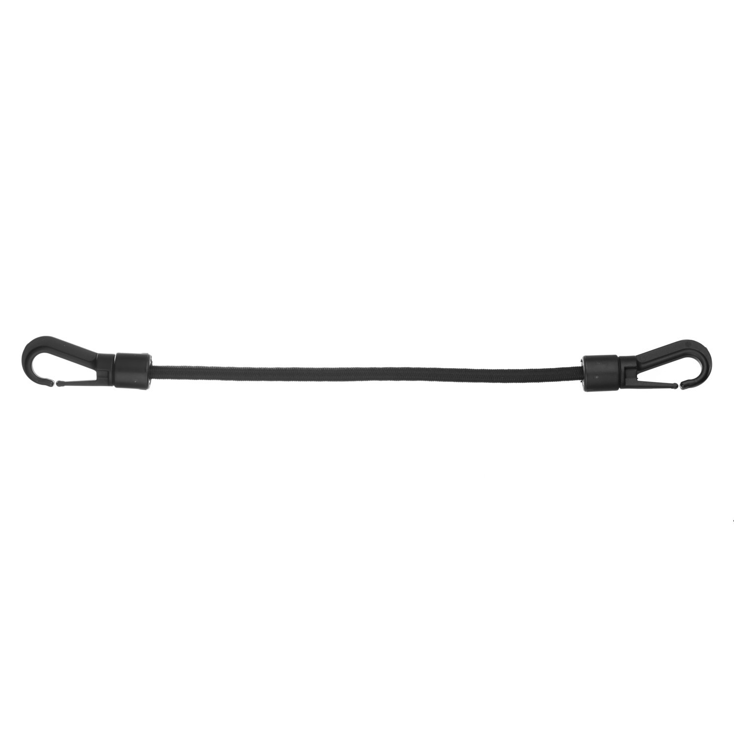 Elastic Gated Hook Tie Bungee Shock Cord Black - Kalsi Cords Leicester