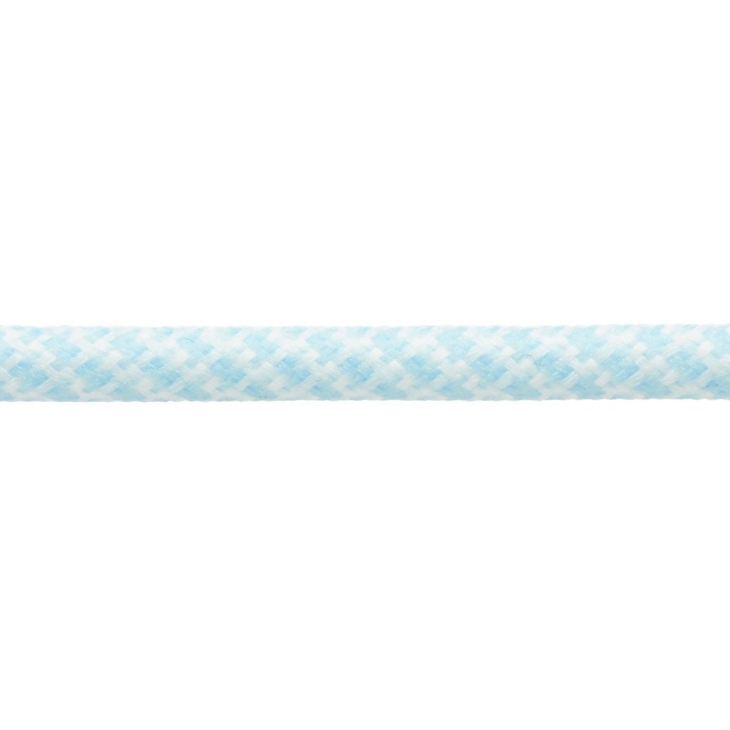 Baby Blue with White Honeycomb Cord Lace Kalsi Cords British Quality