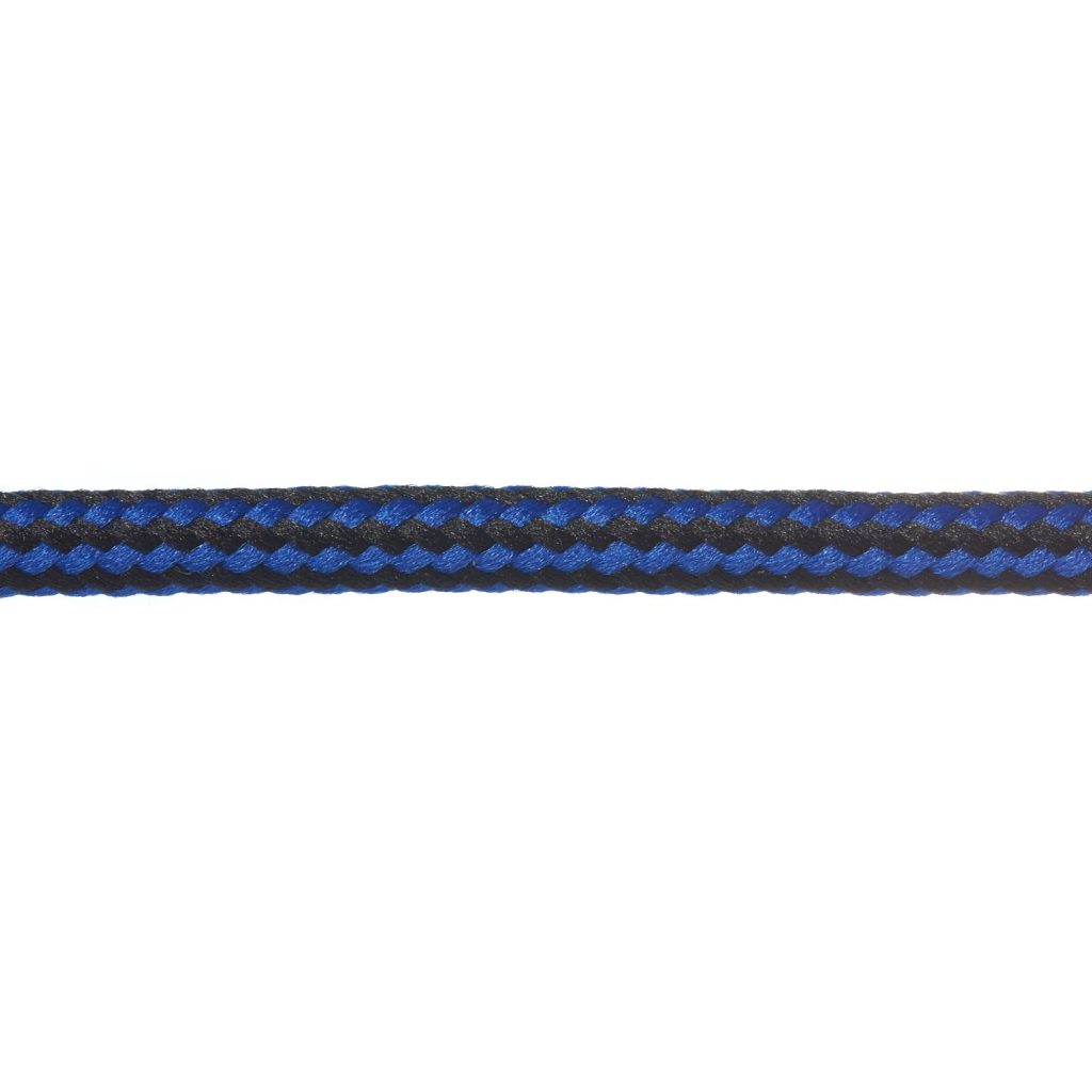 Royal Blue & Black Stripe Cord Lace by Kalsi Cords UK Manufacturers