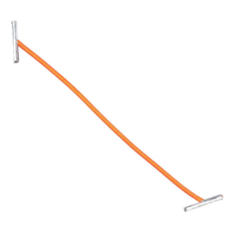Orange Round Elastic Treasury Tags - Kalsi Cords UK Made in Britain