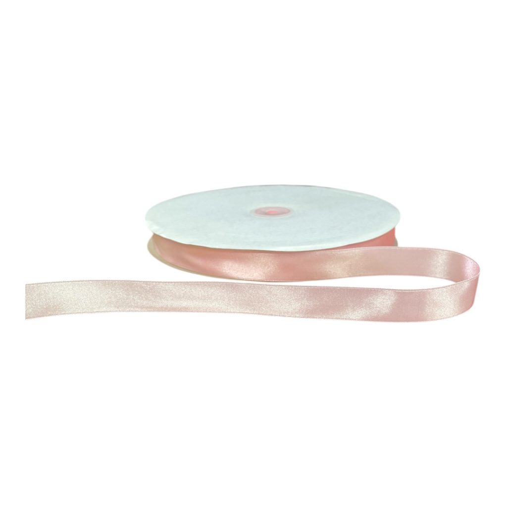 Kalsi Cords | Baby Pink 19mm Double-Sided Satin Ribbon 100yd